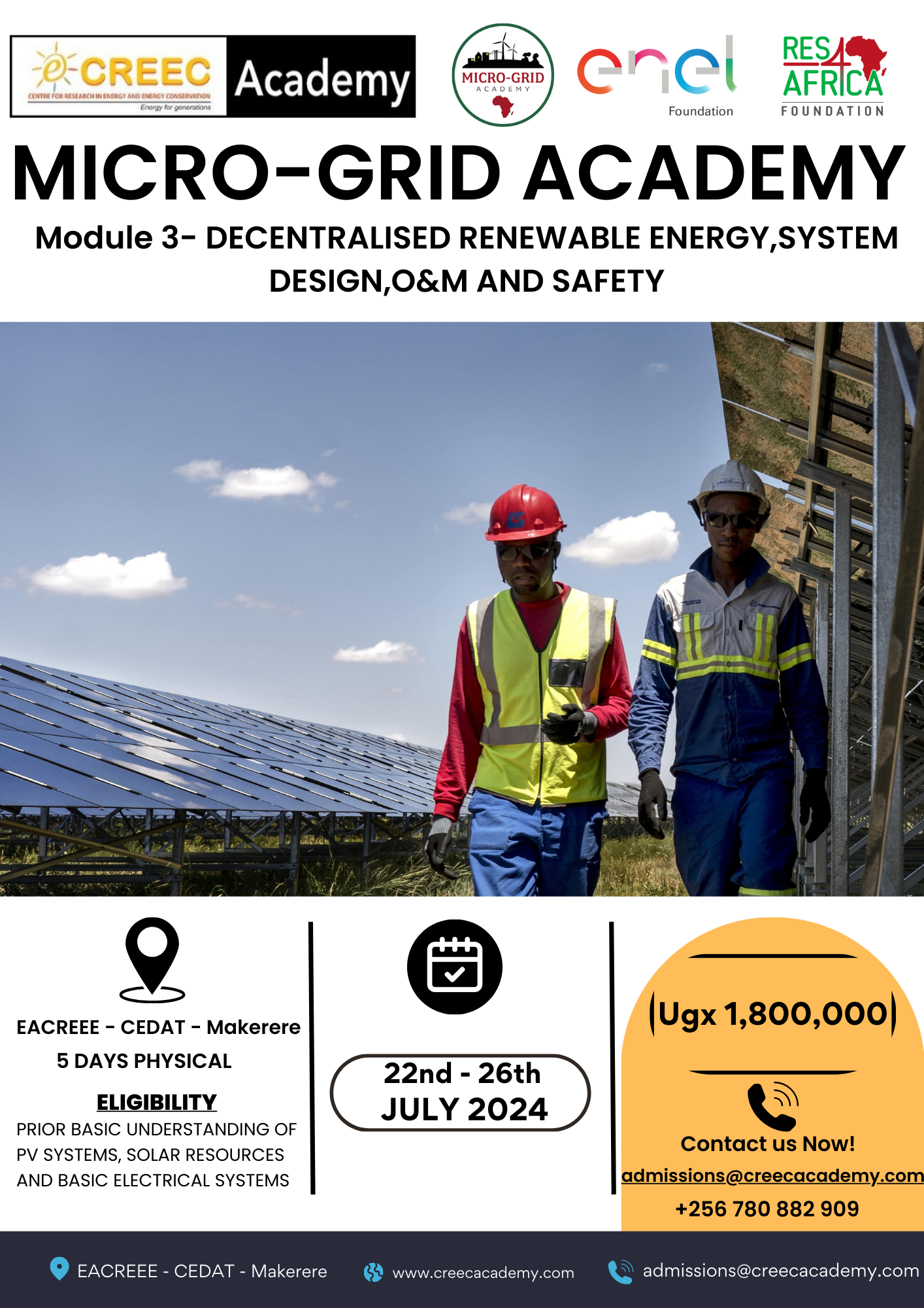 Solar Mini Grid Training – Creec Academy